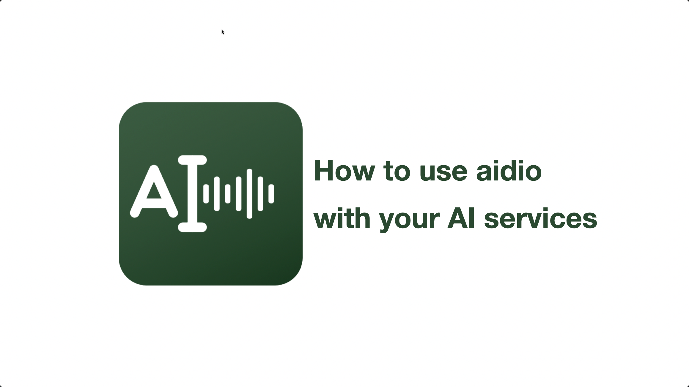 How to connect aidio to OpenAI and Elevenlabs – herrmayr.de